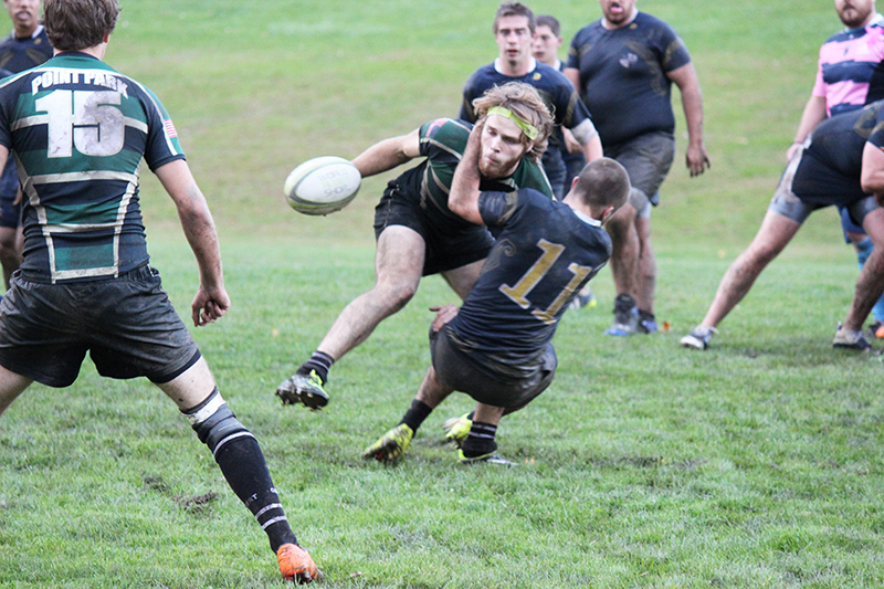 Rugby club fights for a victory in the final match of the sesaon ...