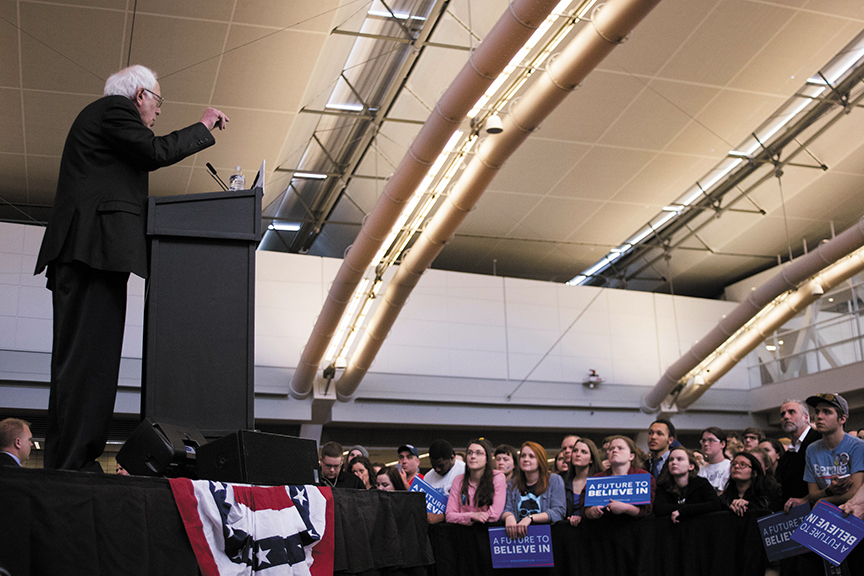 Sanders rally captured through photographers’ lenses – Point Park Globe